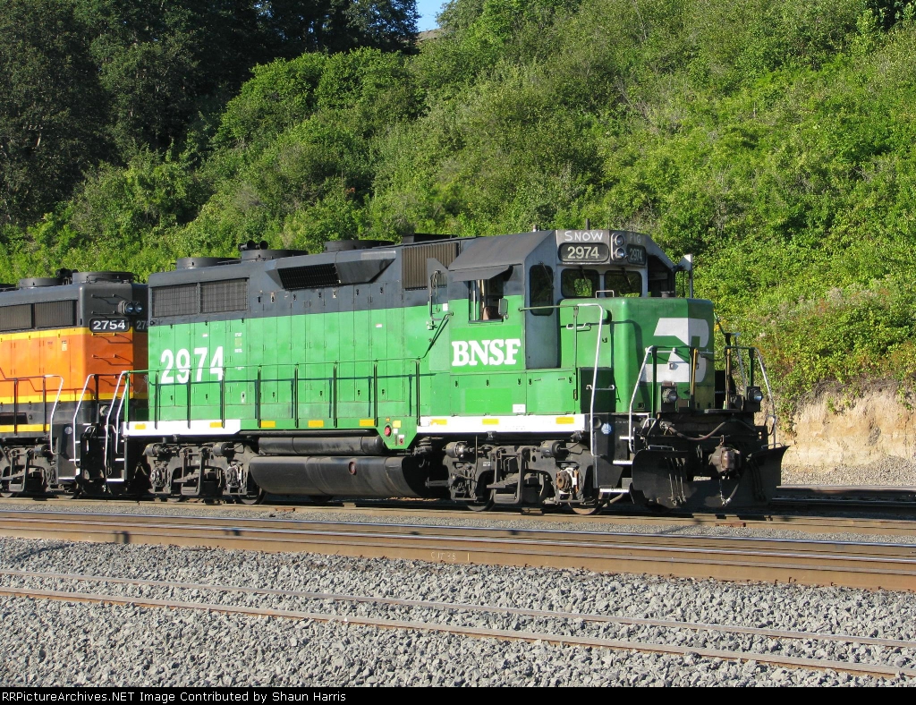 BNSF2874 GP39V the "Snow Pig"